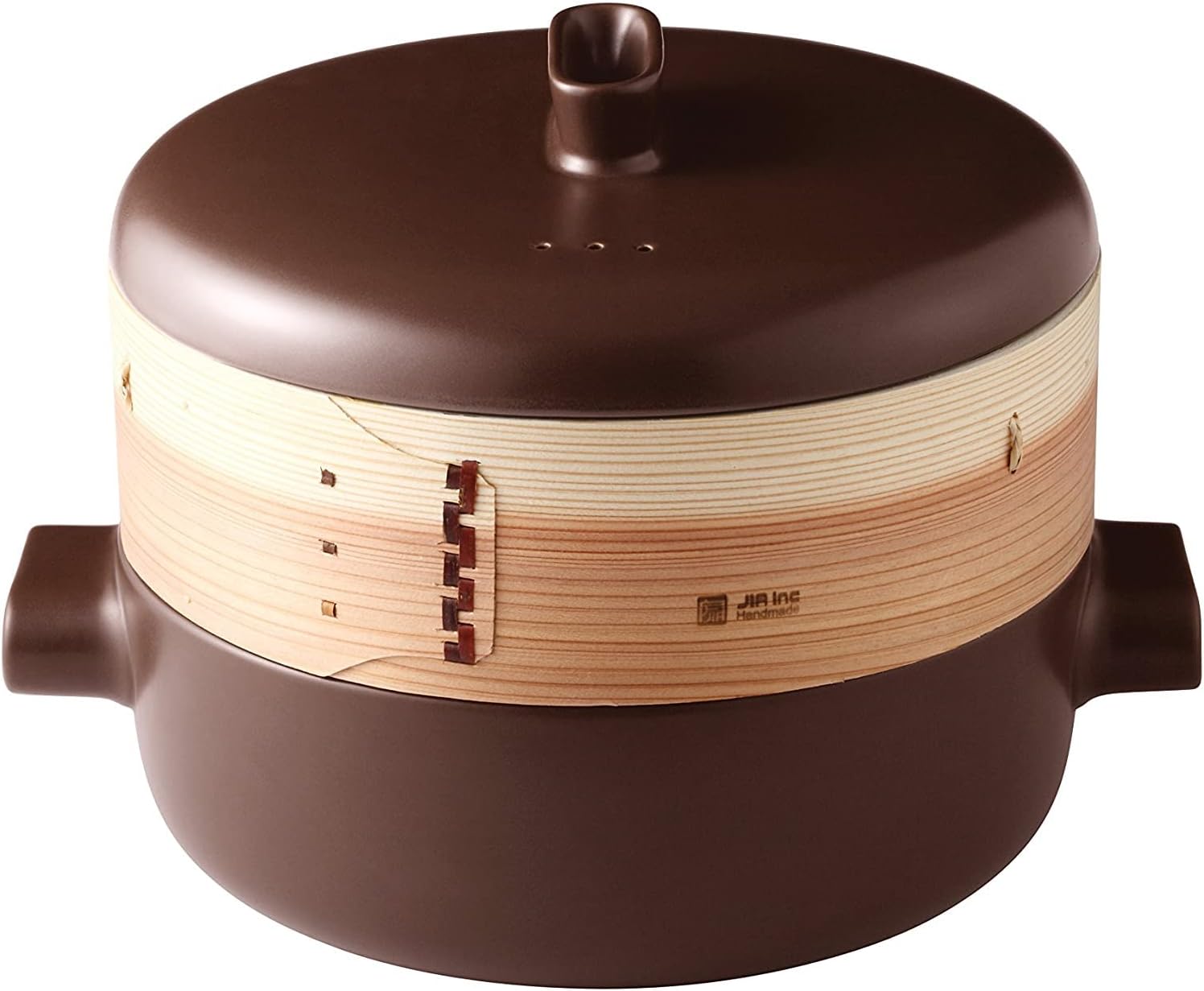 Amazon.com: Cypress wood steamer 2-tier full set Hinoki steamer ...