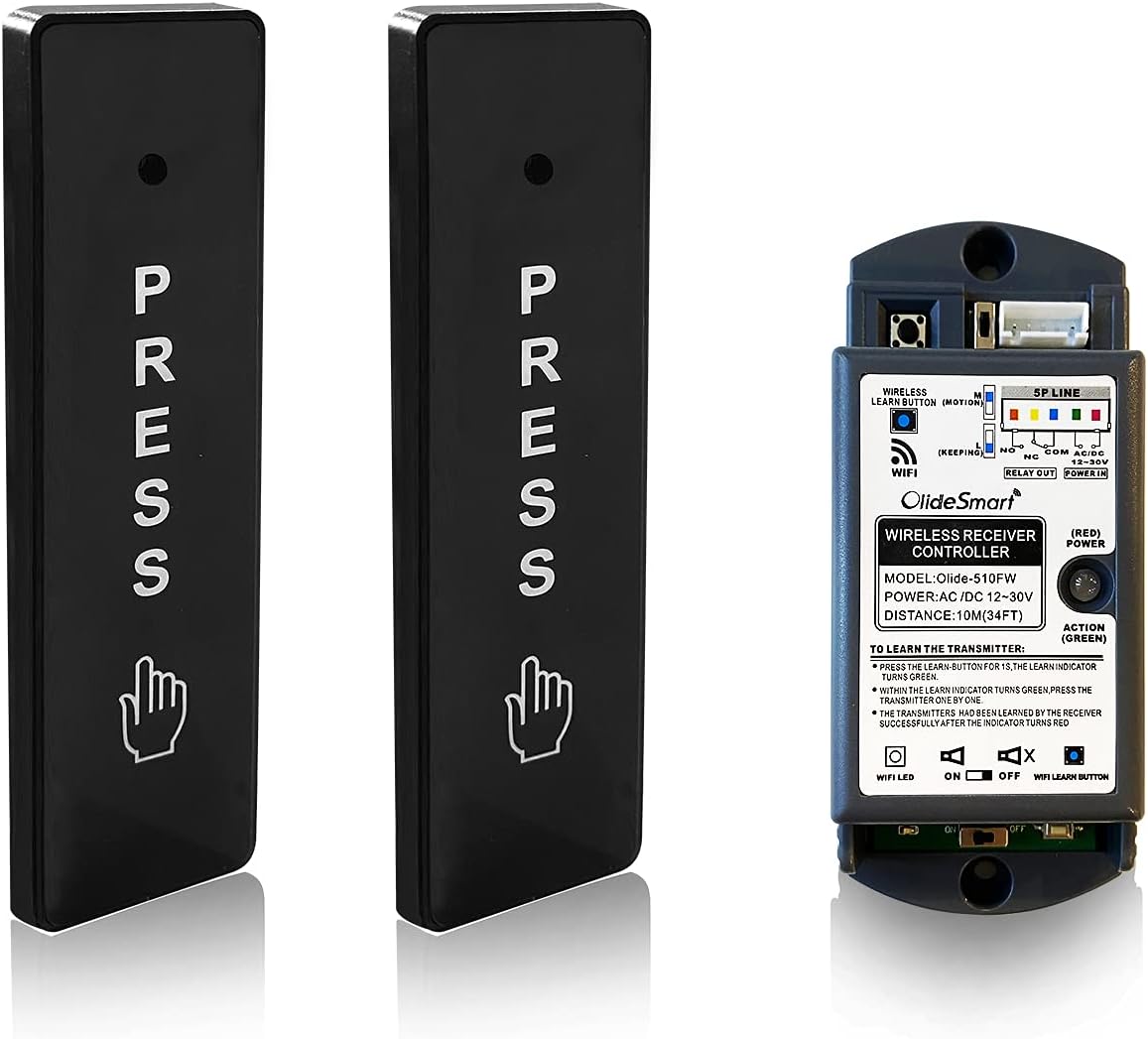 WiFi Smart&Wireless Push Buttons for Entry System, Automatic Doors ...