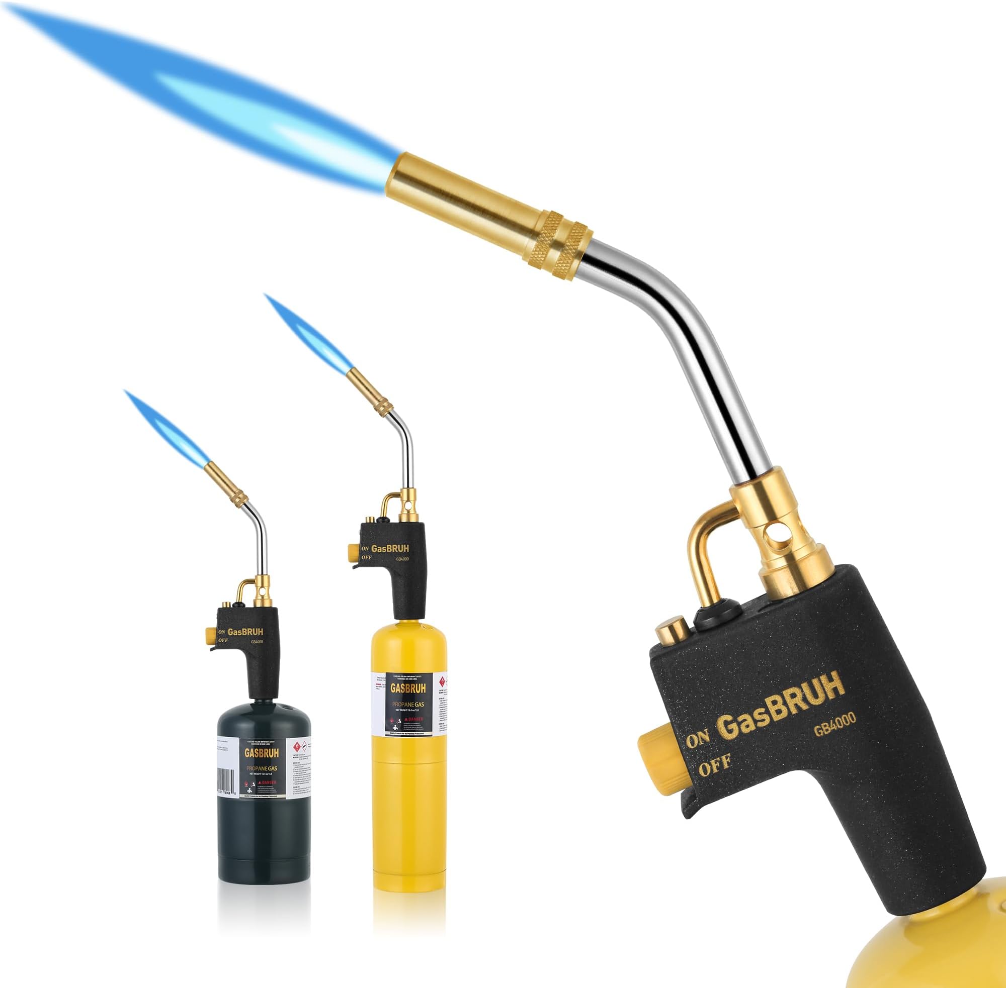 Amazon.com: Propane torch Head with Igniter, Map Gas Torch Kit for ...
