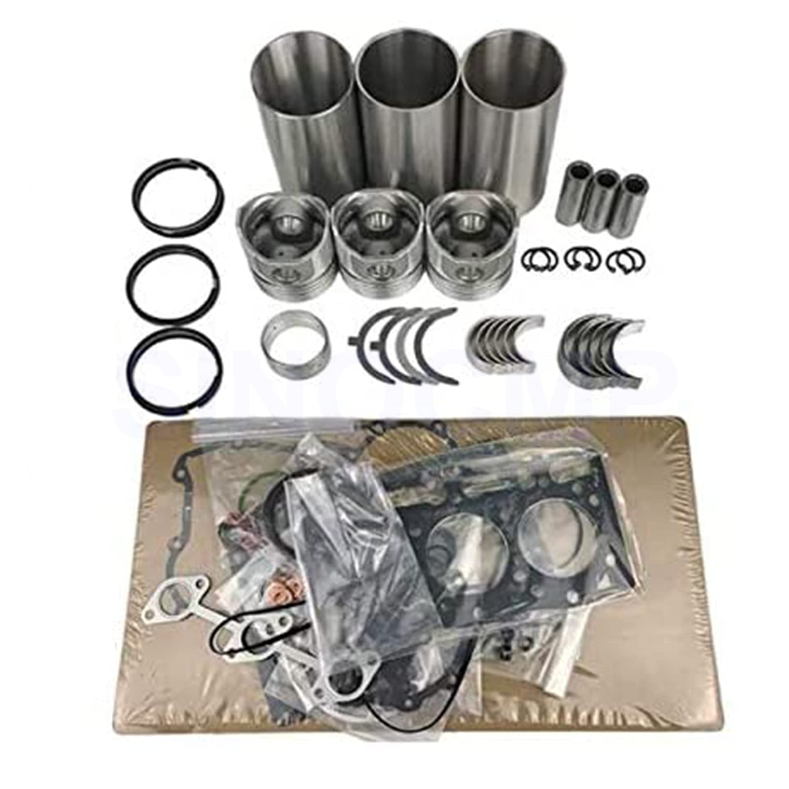 Buy S3E S3E9 Engine Rebuild Kit - SINOCMP Excavator Parts for ...