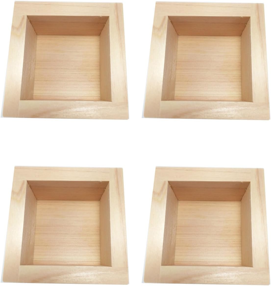 Amazon.com | JapanBargain 3323x2, Wooden Sake Cups Masu Japanese Hinoki ...