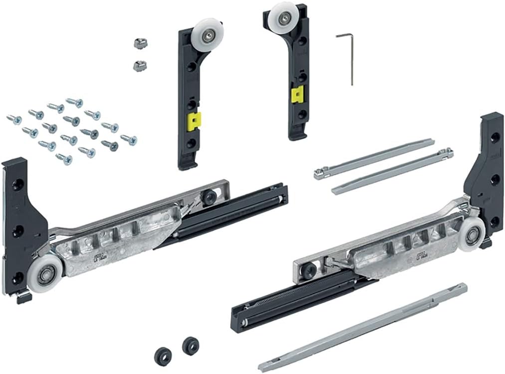 Hettich 9156338 Line M Fitting Dampened Damper, Complete Set for 1 ...