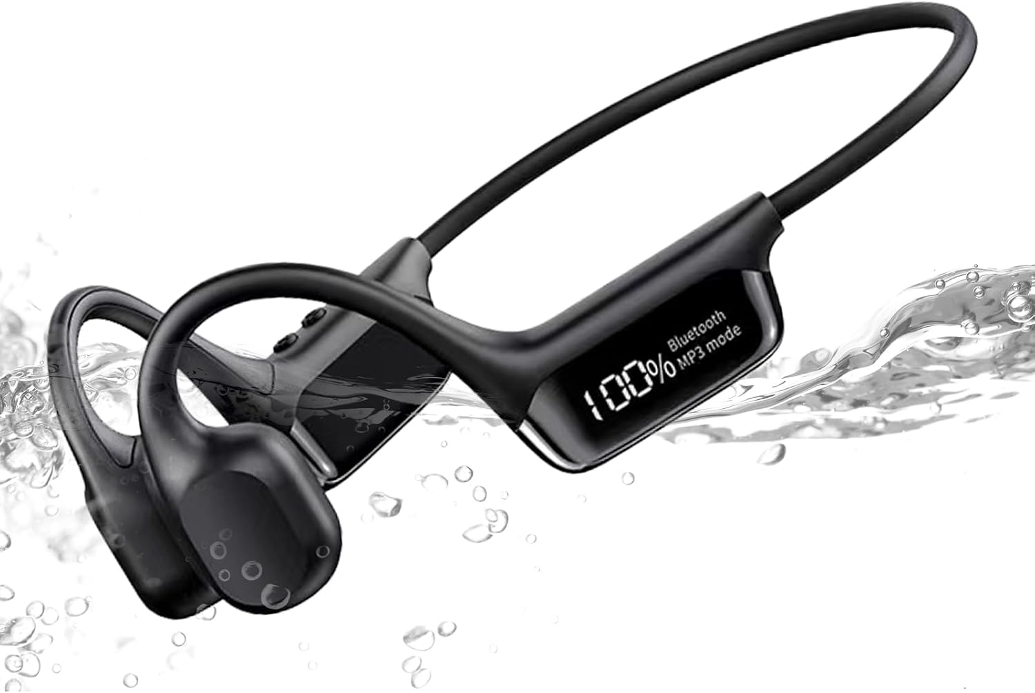 Amazon.com: doucdoft Bone Conducting Headphones for Swimming, IPX8 ...