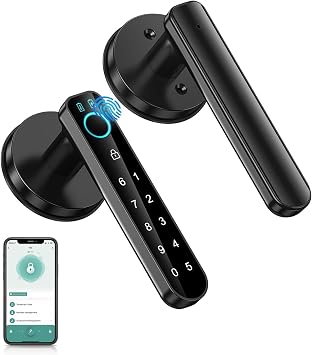 Fingerprint Door Lock-Smart Door knob，biometric Door Lock，with passcode ...