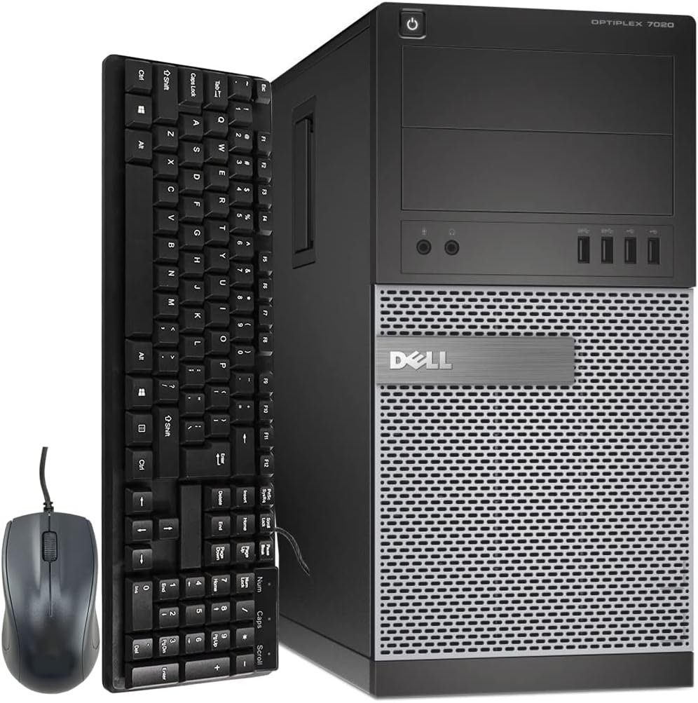Dell Optiplex 7010 Tower Desktop Computer, Intel i7-3770 Upto 3.9GHz ...