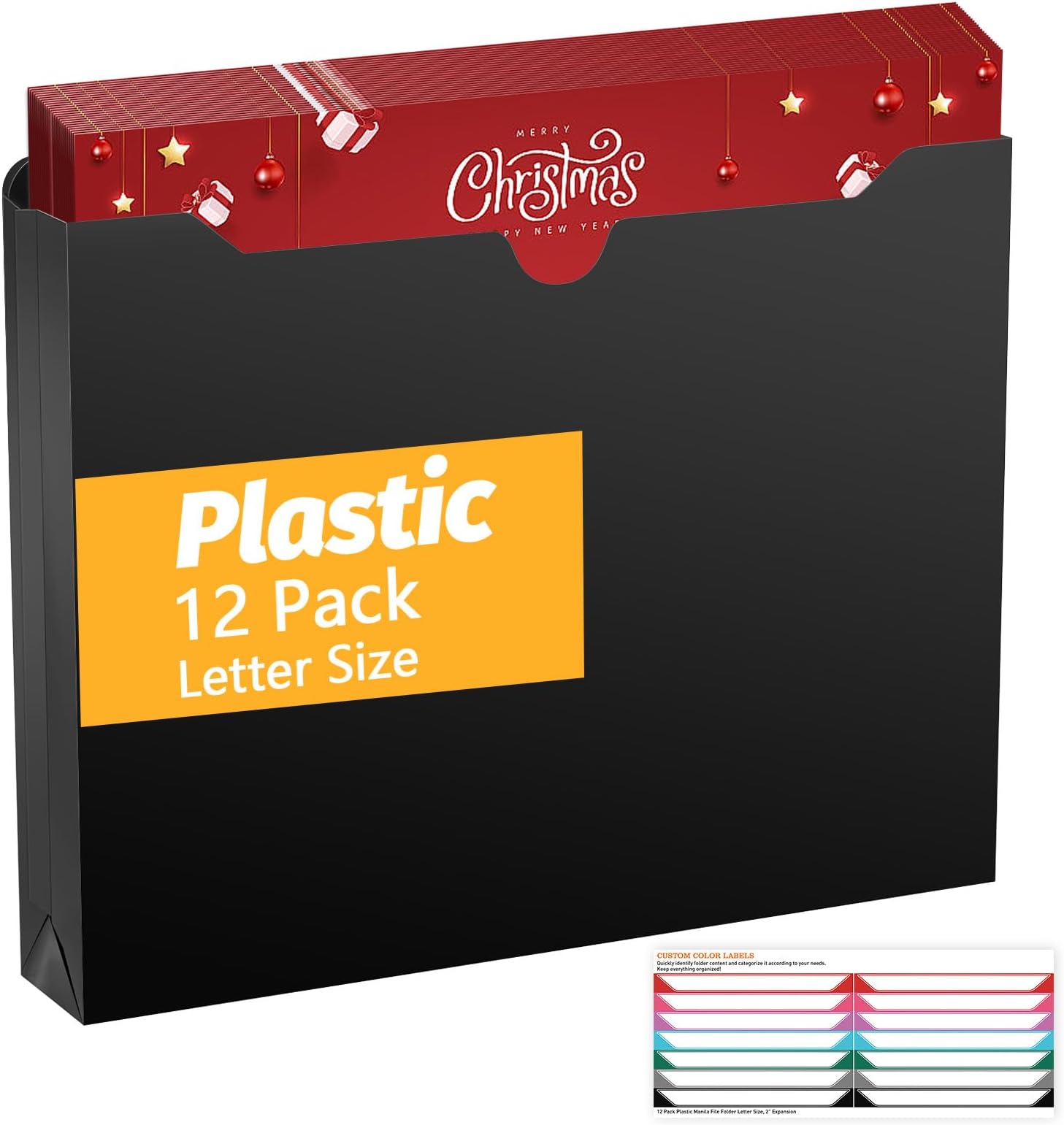 Amazon.com : Shutex Plactic Manila File Jacket,Letter Size Manila ...