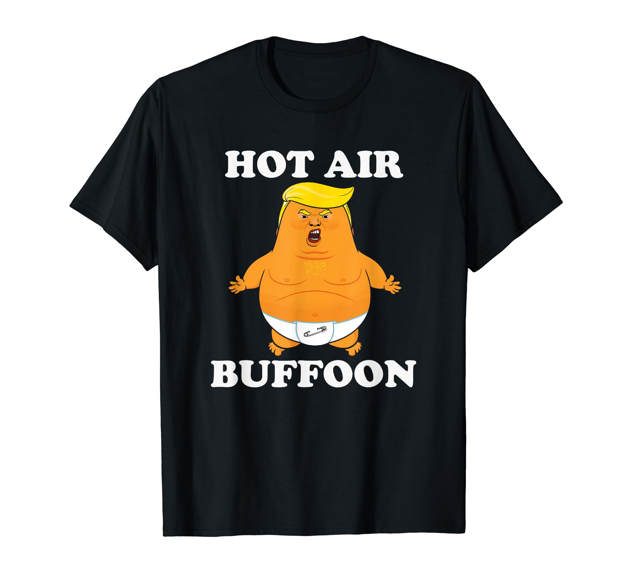 Amazon.com: Funny Trump Balloon Hot Air Buffoon Baby Trump T-Shirt ...