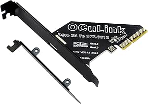 Amazon.com: Sintech PCIe 4.0 x4 to Oculink,Oculink SFF-8611 to PCI-e ...