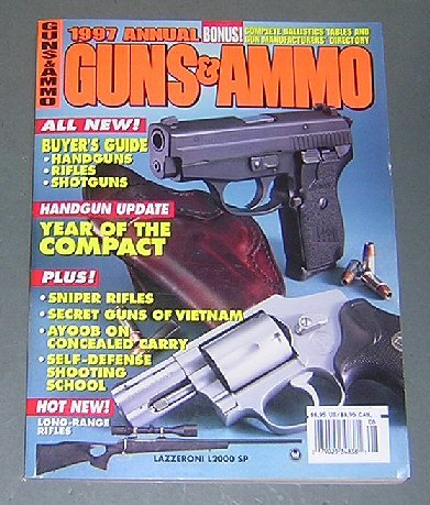 1997 Annual Guns & Ammo Magazine: Concealed Guns & the Woman; Single ...