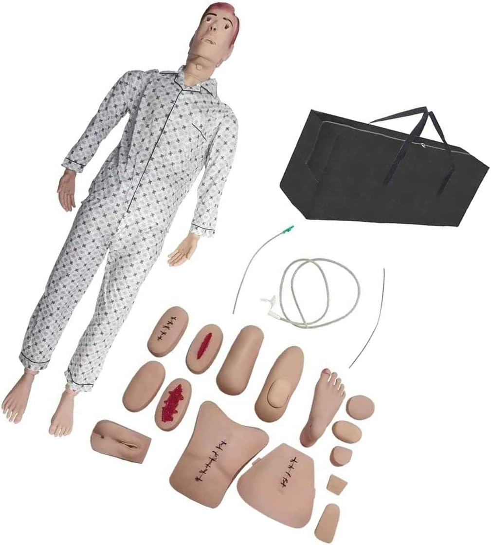 Amazon.com: GRFIT Mannequin Male Female Patient Care Manikin Training ...