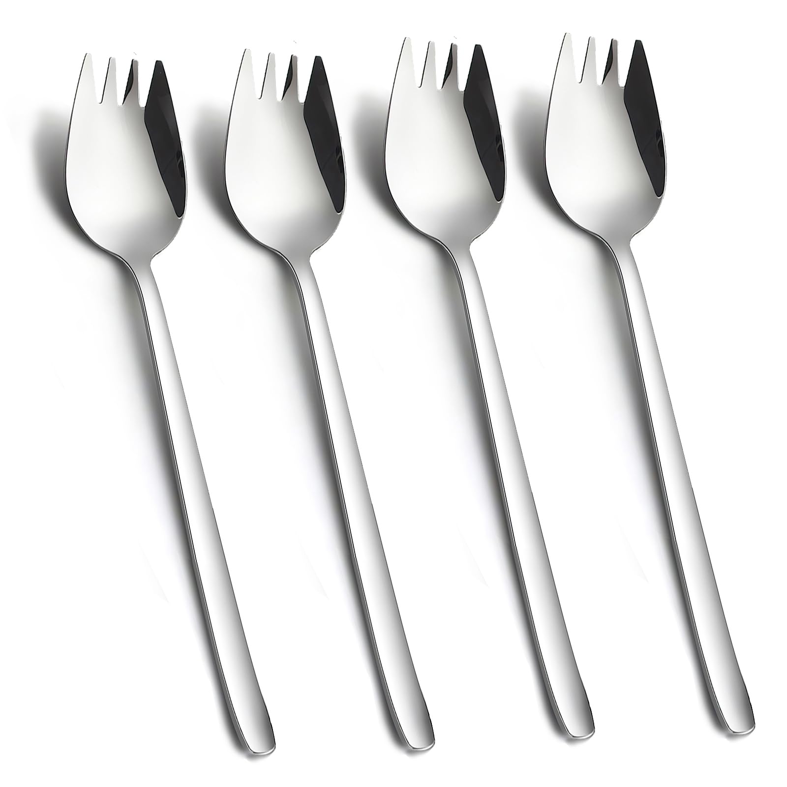 Amazon.com: Kucensi Sporks, 4-Pack Salad Forks 18/10 Stainless Steel ...