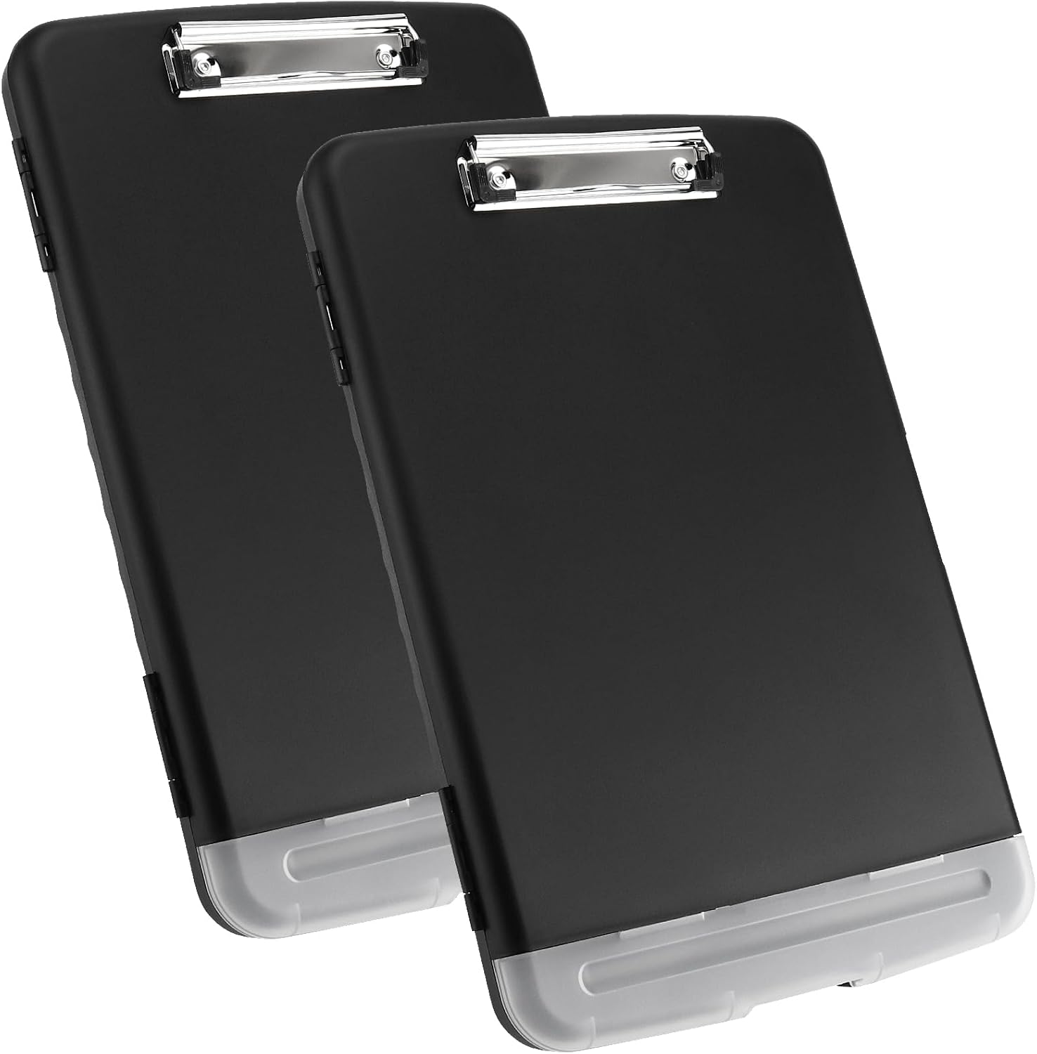 HAKZEON 2 Pack Clipboard Storage Box, A4 Plastic Clipboards with ...