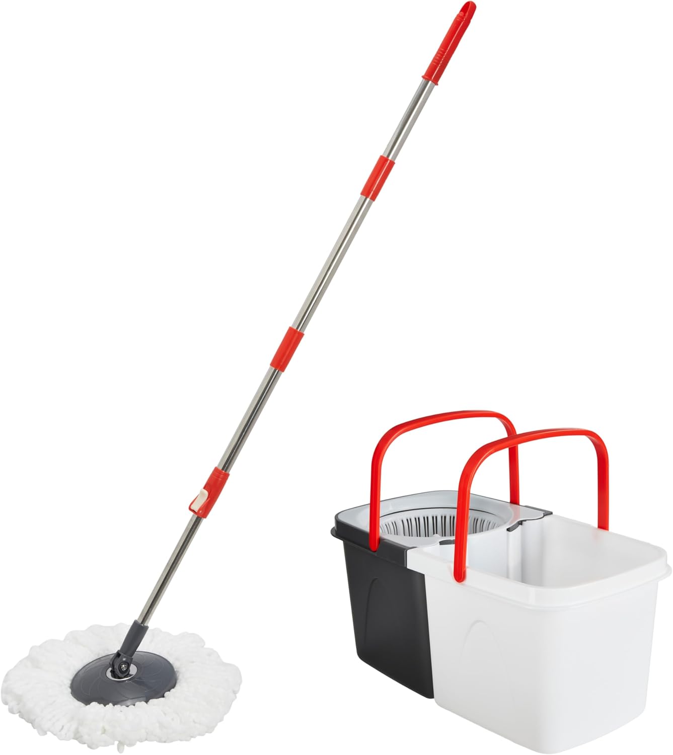 Amazon.com: Clorox Nesting Spin Mop - Two-Bucket System, Easy Fill ...