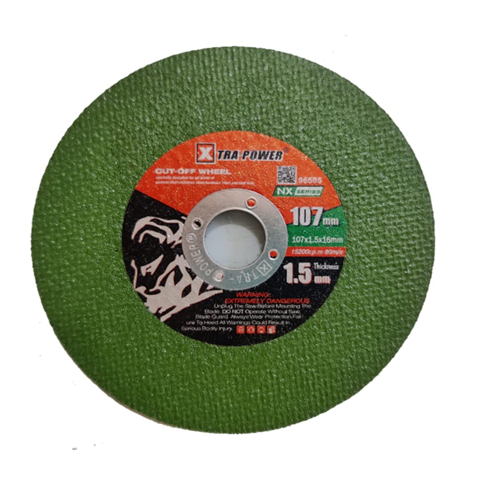 XTRA POWER GREEN METAL CUTTING WHEEL 4 INCH 107X16X1.5 MM Pack -10 pcs ...