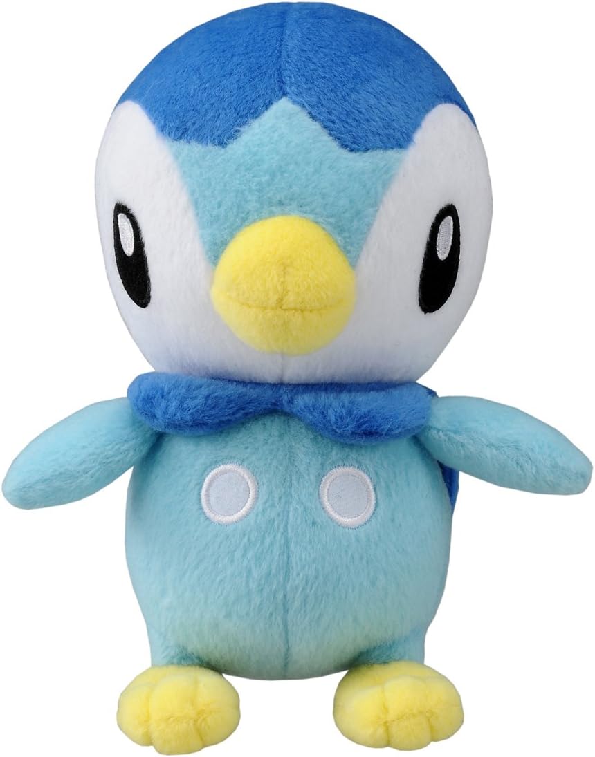 Amazon.com: Takaratomy Pokemon Best Wishes Plush Doll - Pochama/Piplup ...