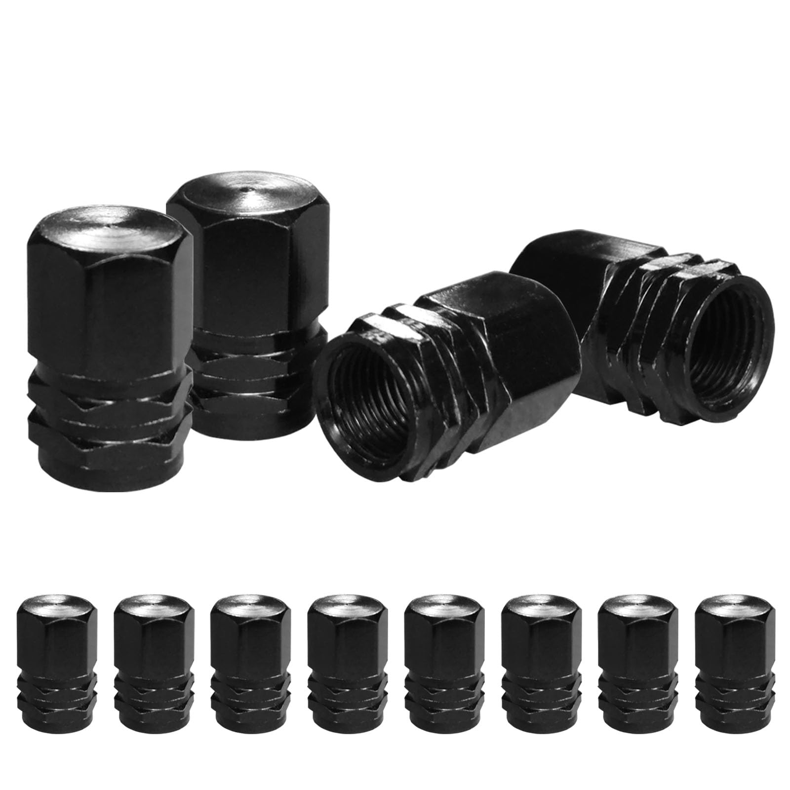 Amazon.com: Car Tire Valve Stem Caps, 12 PCS Wheel Valve Covers, Leak ...