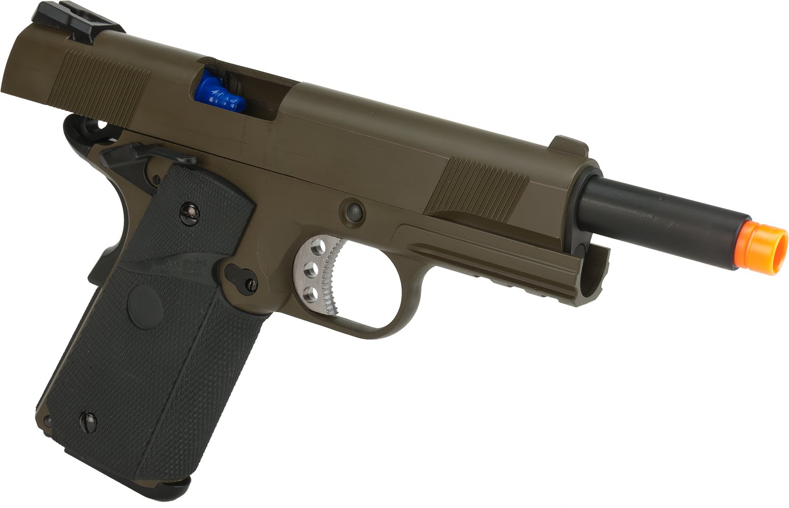 Buy Evike - WE-USA NG3 Metal 1911 MEU Railed Frame Heavy Weight Airsoft ...