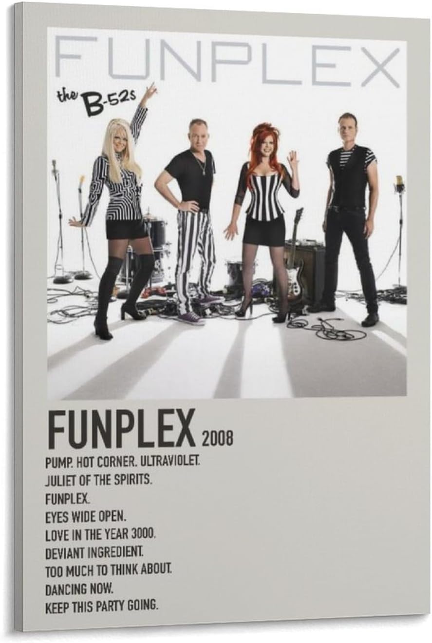 Amazon.com: Funplex The B-52s Canvas Poster Bedroom Decoration ...