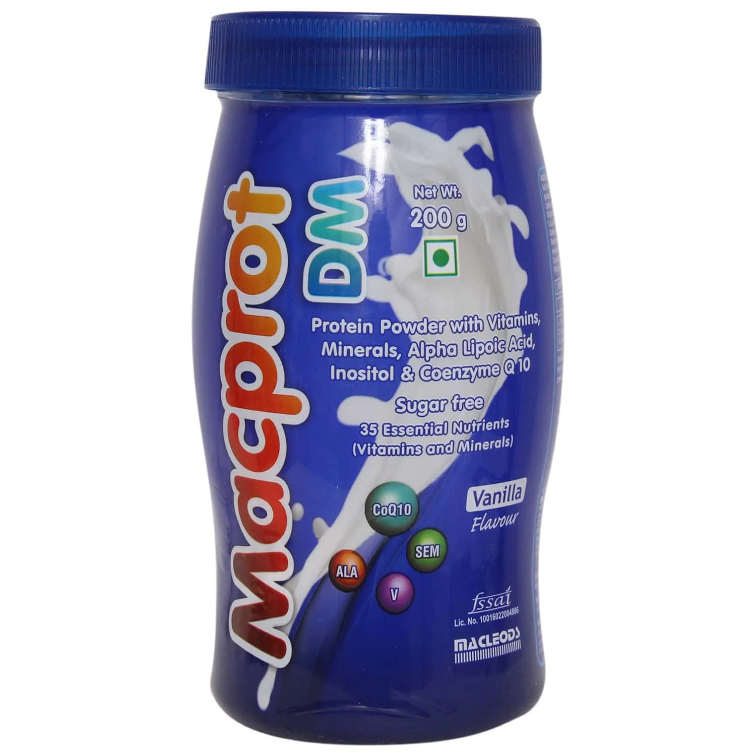 Macprot DM Vanilla - Pack of 200g Powder : Amazon.in: Health & Personal ...