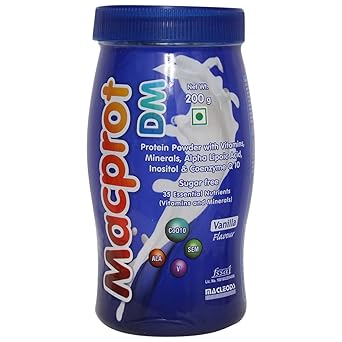 Macprot DM Vanilla - Pack of 200g Powder : Amazon.in: Health & Personal ...