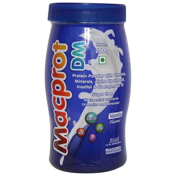 Macprot DM Vanilla - Pack of 200g Powder : Amazon.in: Health & Personal ...