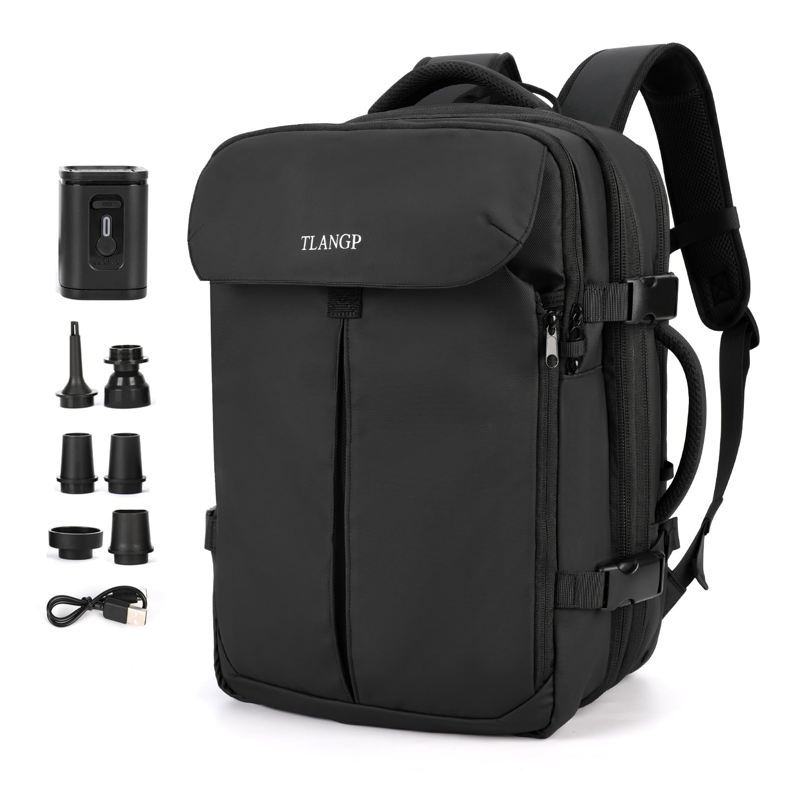 Amazon.com: VacPack Backpack with Vacuum Pump, Expandable Waterproof ...