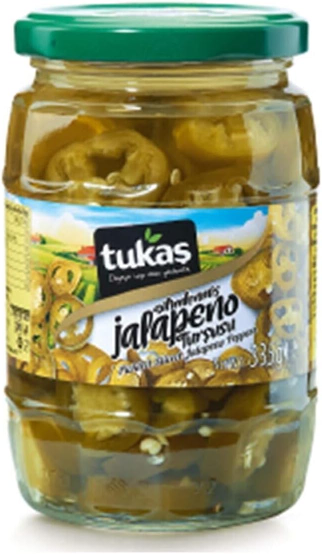 Amazon | Tukas Sliced Jalapeno Peppers 335g | Tukas | コショウ 通販