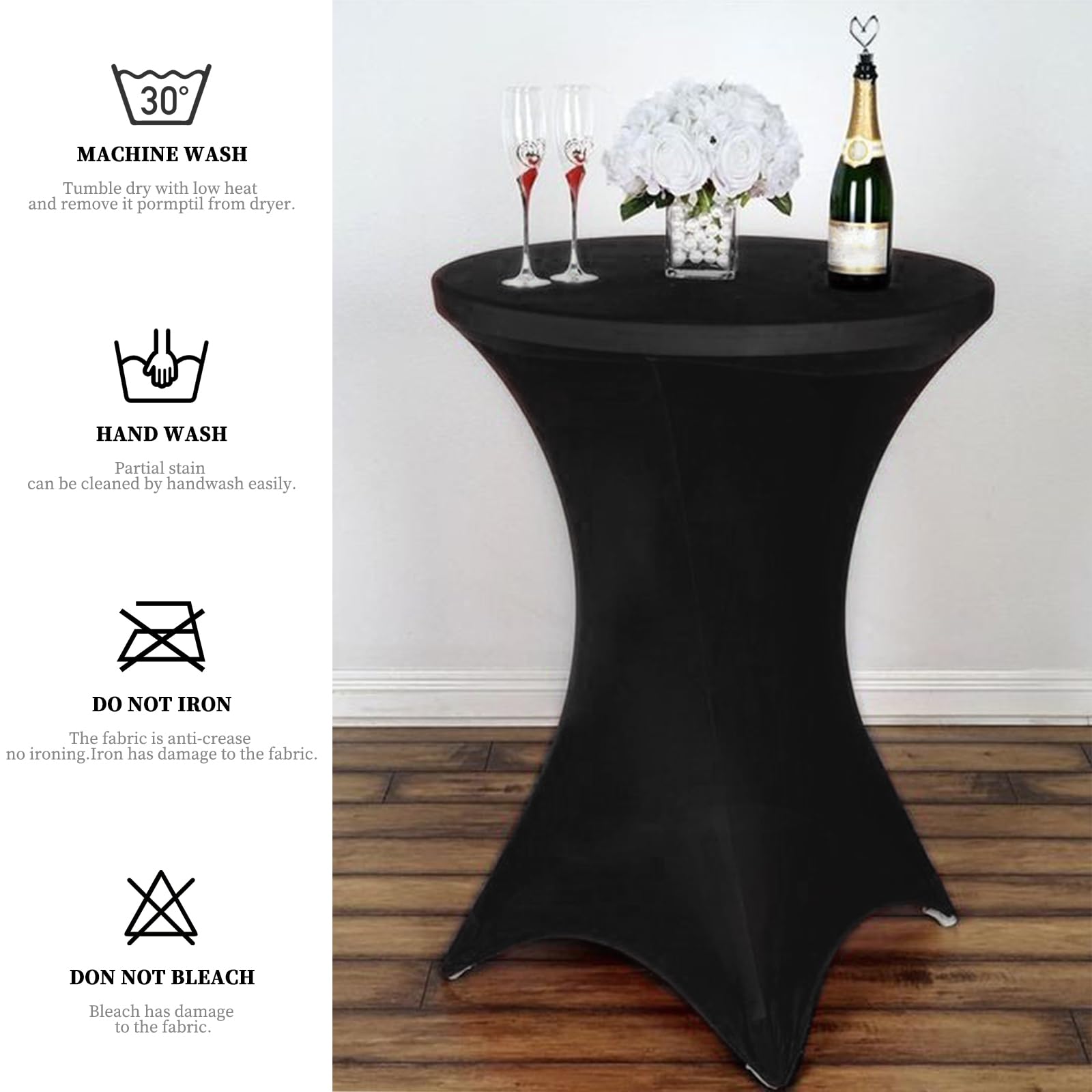 Snapklik.com : 8 Packs Cocktail Spandex Stretch Square Corners ...