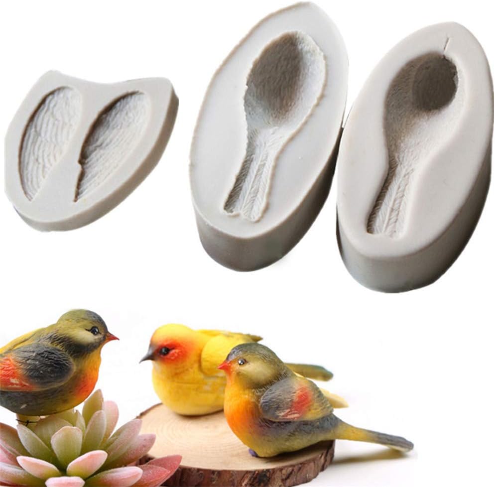 Rayher 34215000 Latex Vollform-Gießform: Vogel, 11,5 x 10 cm, befüllbar ...