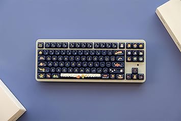Amazon.com: TYRIXKI PBT Keycaps 148 Keys Custom Little Prince Keycap ...