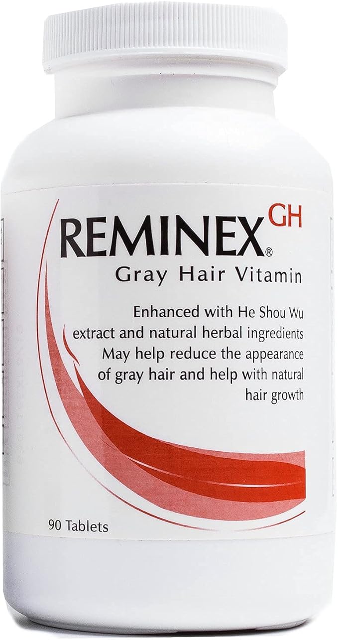 Amazon.com: Reminex GH Anti Gray Hair Vitamins - 90 Capsules Hair ...