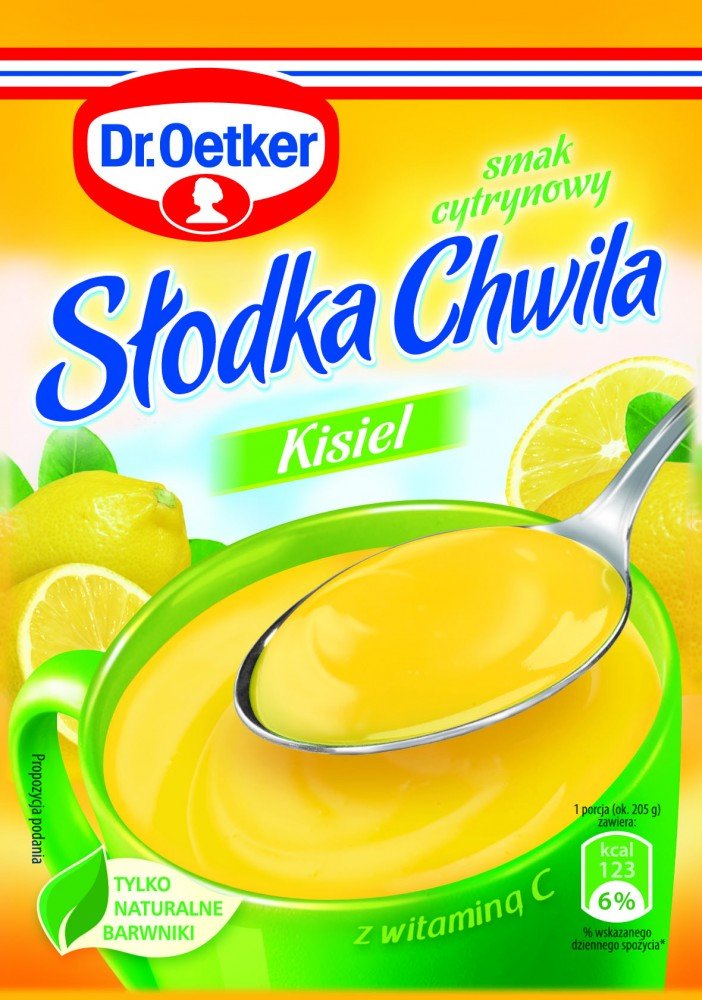Dr.Oetker Slodka Chwila Kisiel European Jelly Dessert Lemon 5X 30G ...