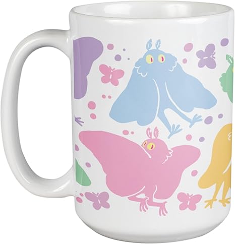 Amazon.com: LookHUMAN Pastel Mothman Coffee Mug - Funny Coffee Mugs ...