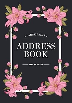 Large Print Address Book: Phone Number and Address Book with Tabs for ...