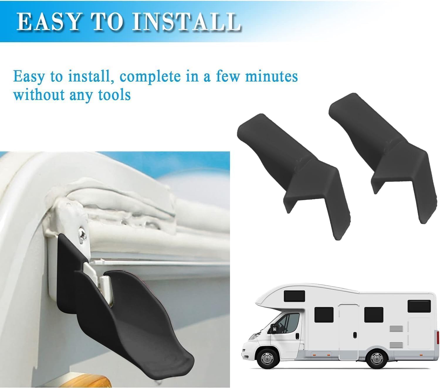 Snapklik.com : RV Rain Gutter Spout, RV Gutter Spouts Extension, For RV ...