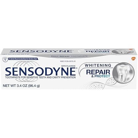 Amazon.com : Sensodyne Extra Whitening Toothpaste for Sensitive Teeth ...