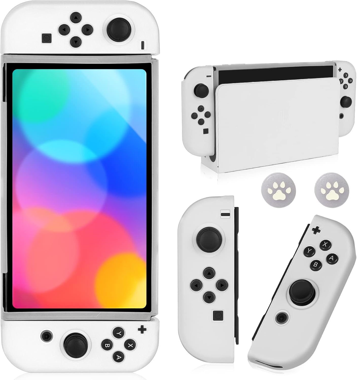 Amazon.com: bruximly Switch OLED Case for Nintendo Switch OLED Model ...