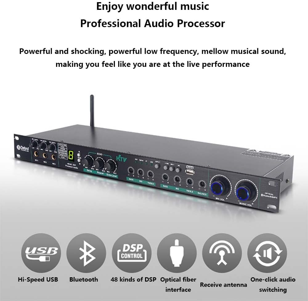 E270 Professional Sound Processor for Karaoke and Stage with Sound ...