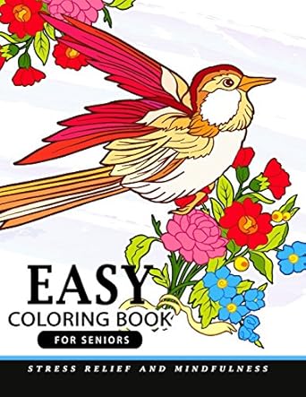 Amazon.com: Easy coloring books for seniors: 9781973827184: Easy ...