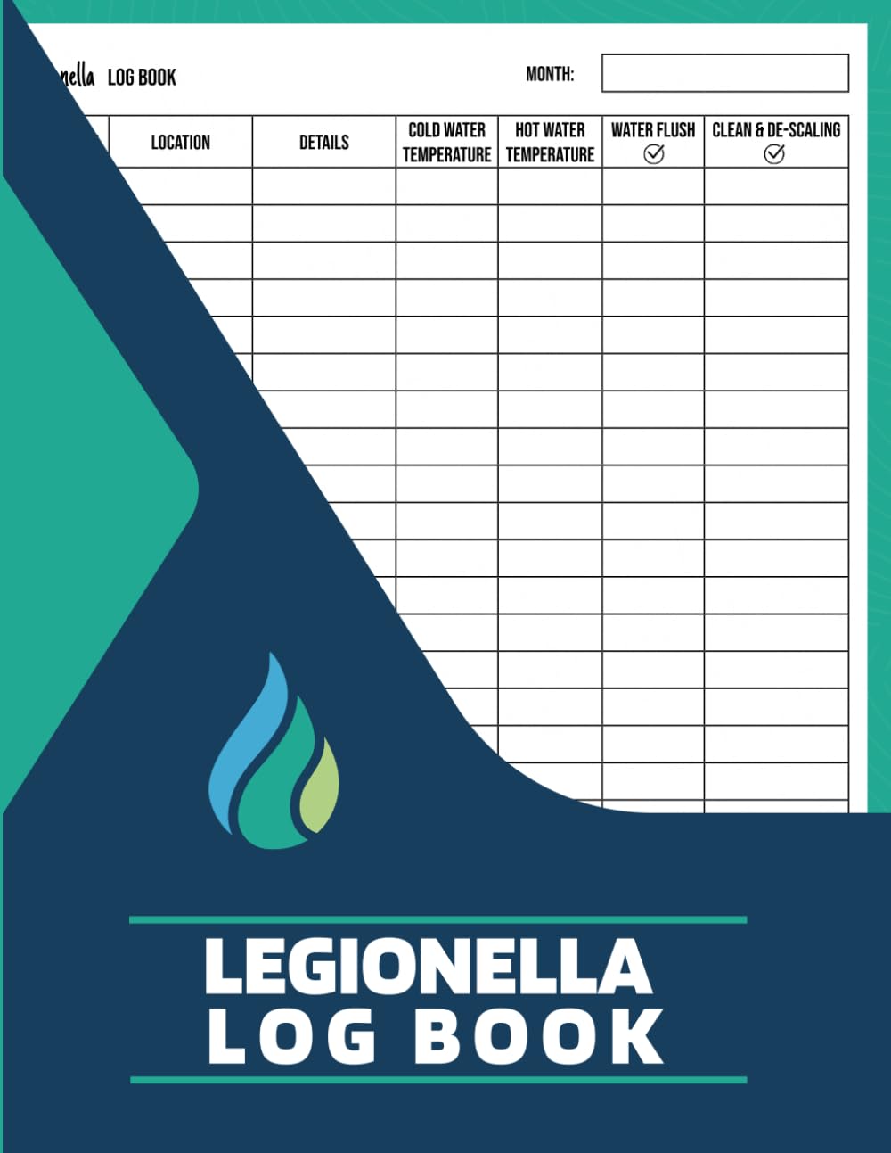 Legionella Log Book: Legionella Water Temperature Log Book: Amazon.co ...
