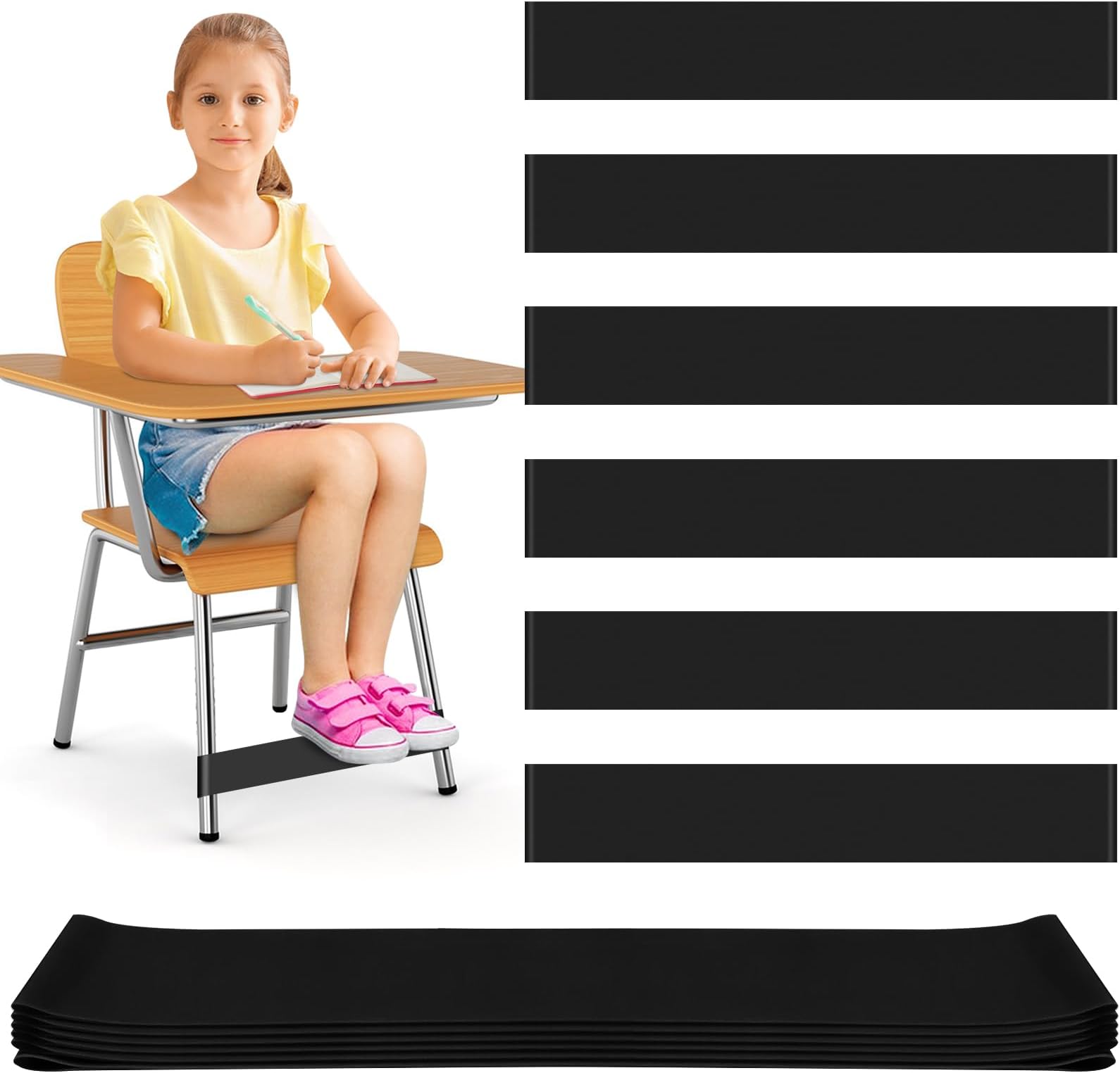 Amazon.com : 6 Pack Chair Bands for Kids with Fidgety Feet, ADHD Tools ...