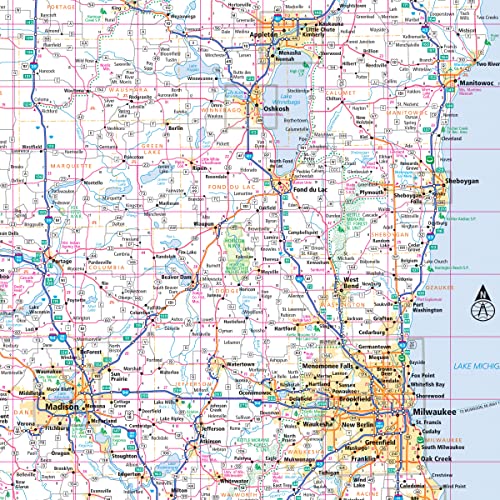 Snapklik.com : Easy To Read: Wisconsin State Map