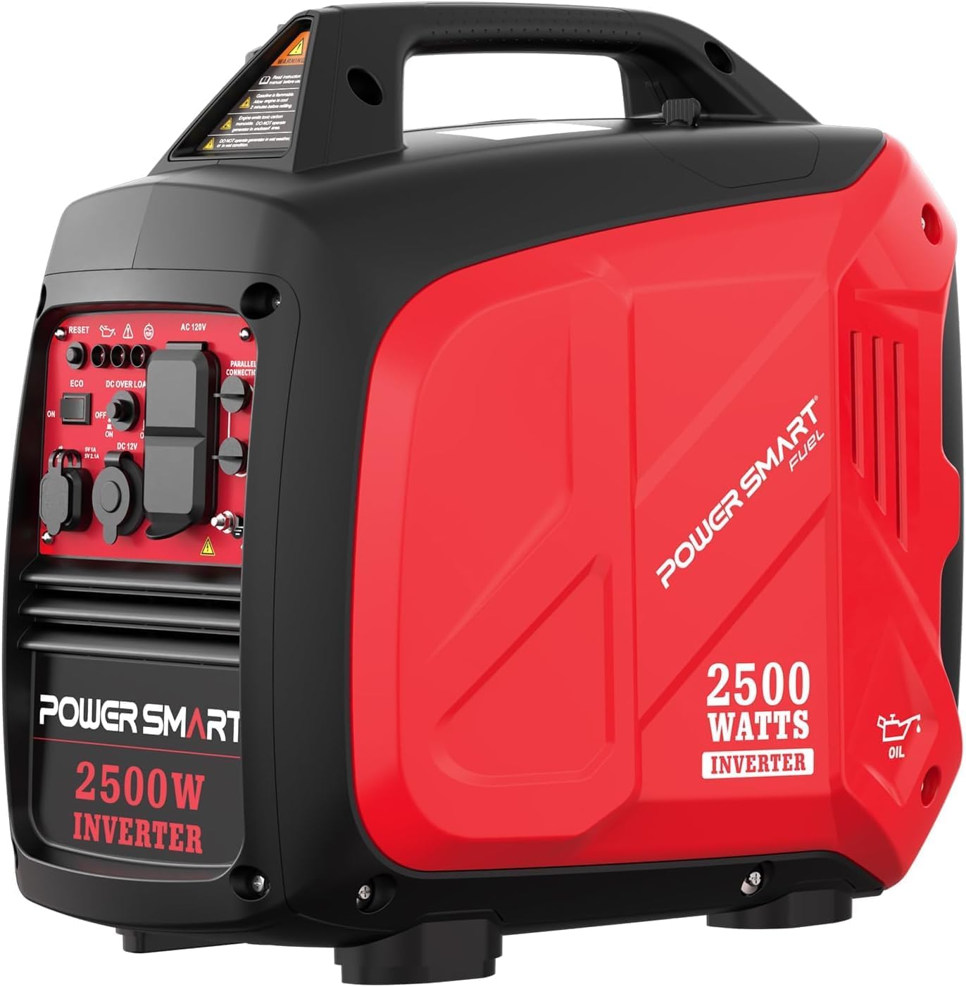 Amazon.com : PowerSmart 2500-Watt Portable Inverter Generator, Super ...