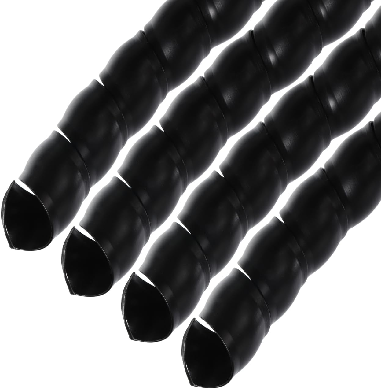 Amazon.com: MECCANIXITY 4Pcs Spiral Tube Wrap Cable Management Sleeve 6 ...