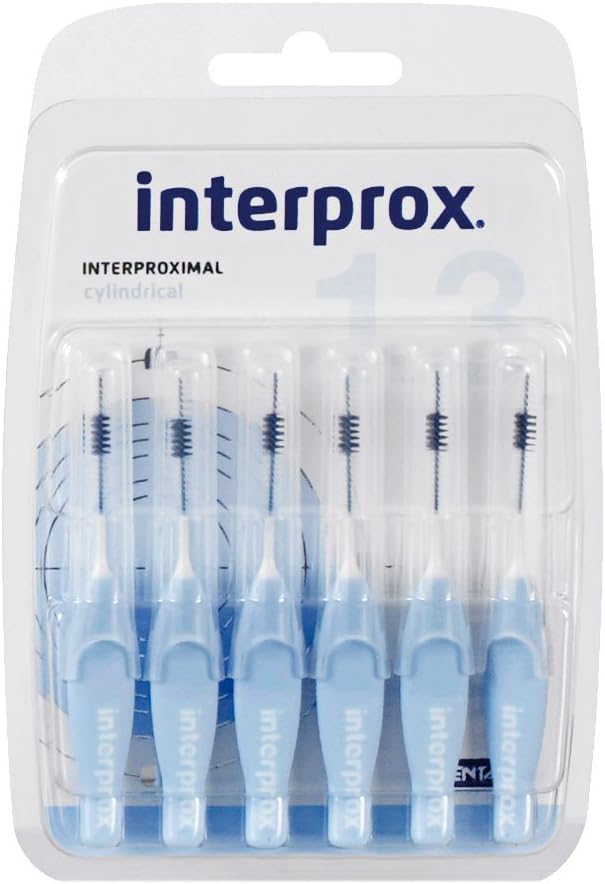 Interprox Interdental Brush Cylindrical Blue 6 piece, pack of 3 (3x 6 ...