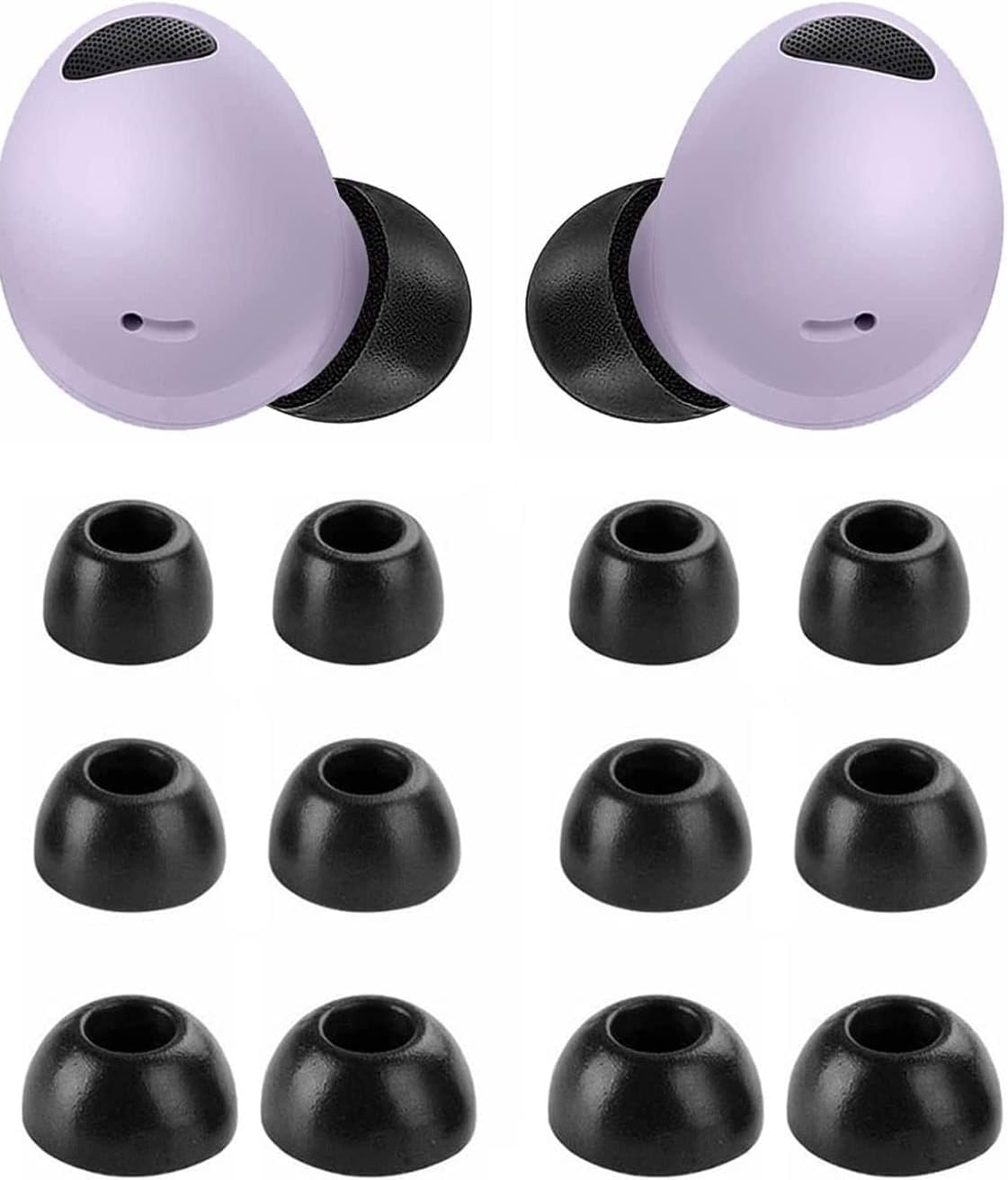 Amazon.com: Rqker Foam Eartips Compatible with Galaxy Buds 2 Pro SM ...