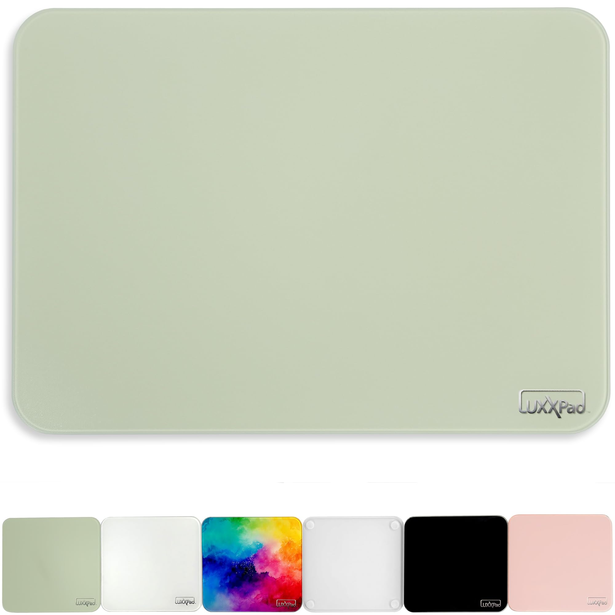 Amazon.com: Glassboard Studio LuxxPad Tempered Glass Mouse Pad ...