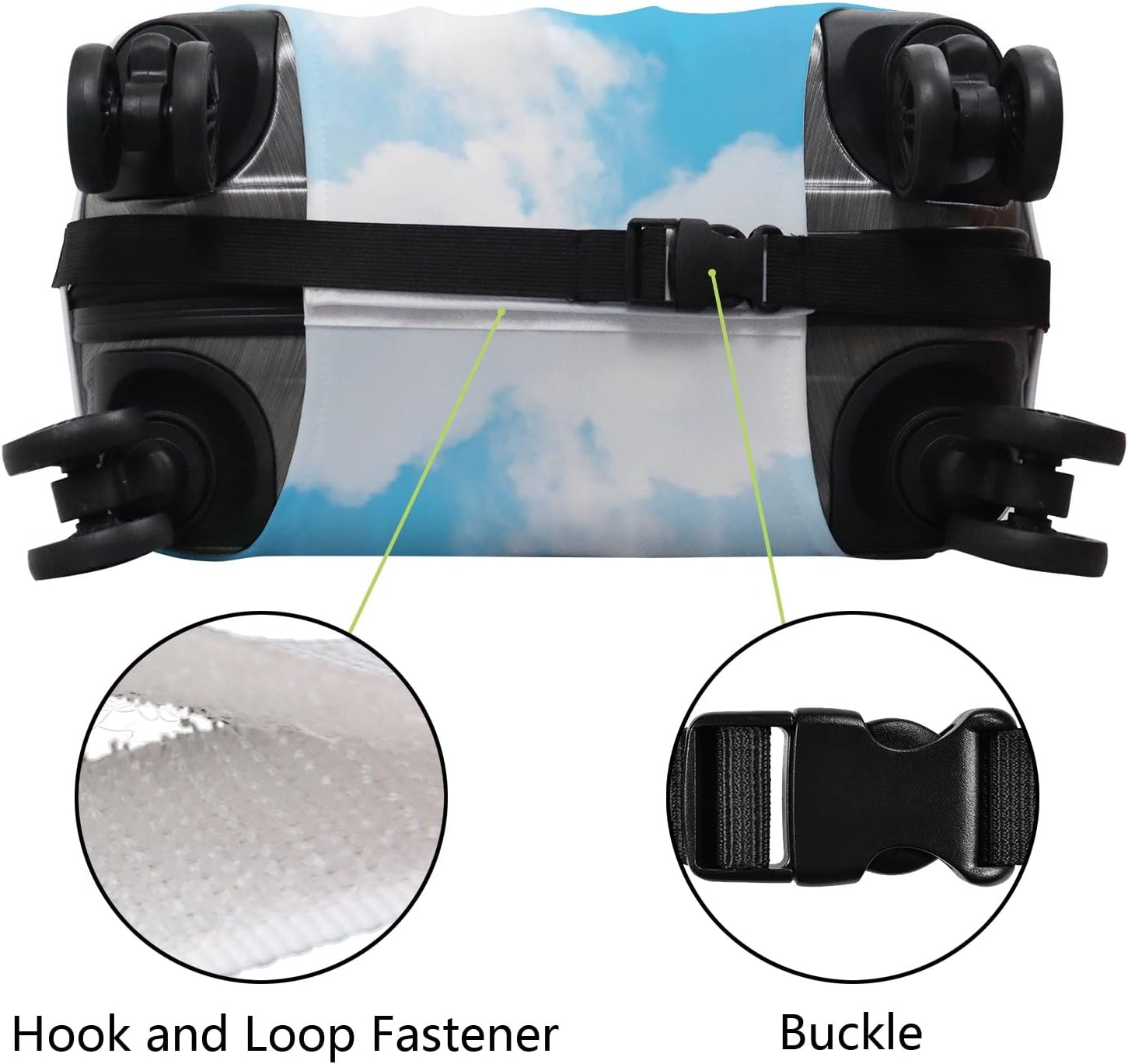 Review Travel Luggage Cover Suitcase Protector Fits 18-20 Inch Luggage ...