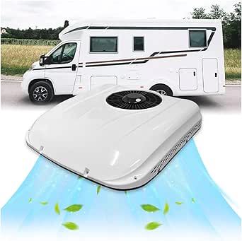 Amazon.com: 12 Volt RV AC Unit, 12V Air Conditioner Electric Parking DC ...