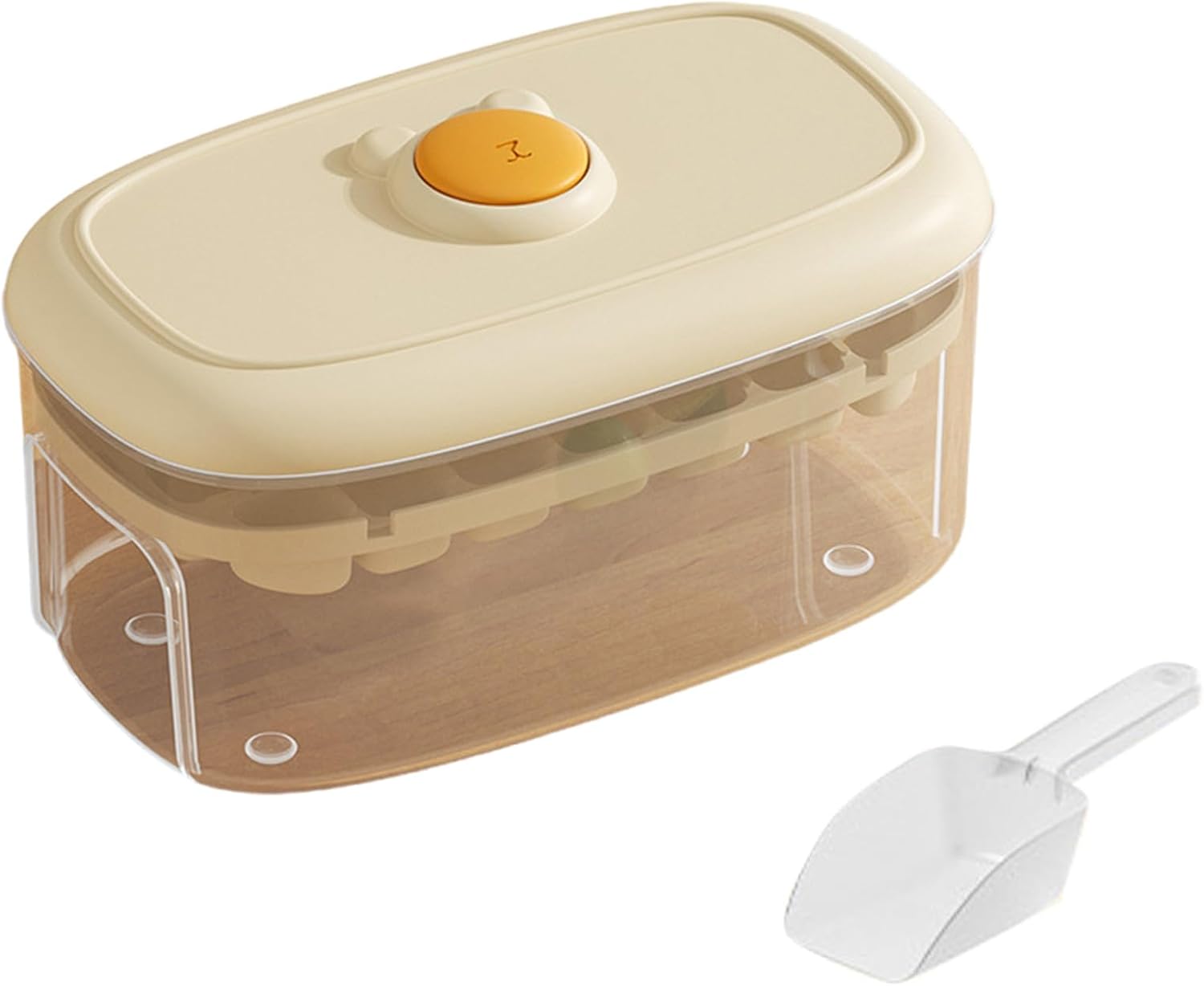 Amazon.com: PP Ice Cubes Maker Set Stackable Freezers Tray Make 28 56 ...